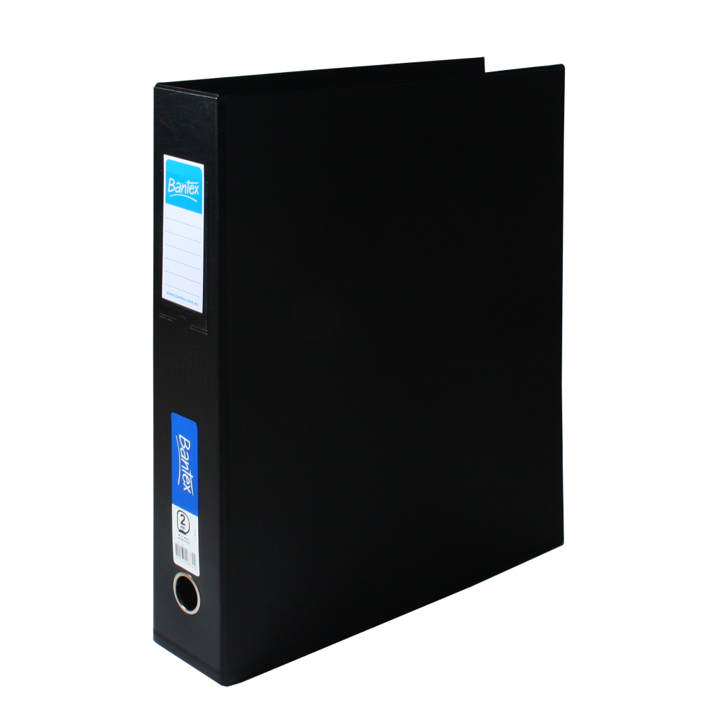Bantex Ring Binder Upright A3 2D Ring 65mm Black - Hamelin Brands ...