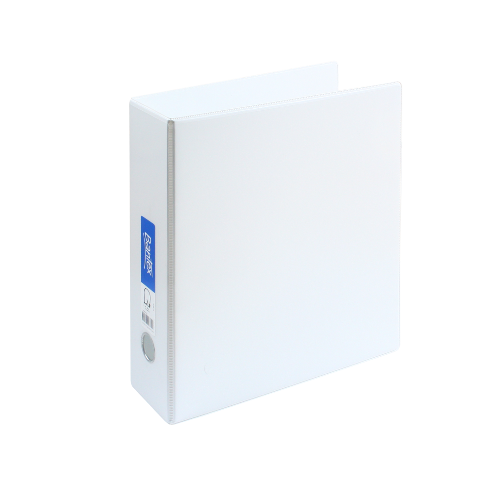 Bantex Insert Lever Arch File with Fingerhole PP A4 White - Hamelin ...