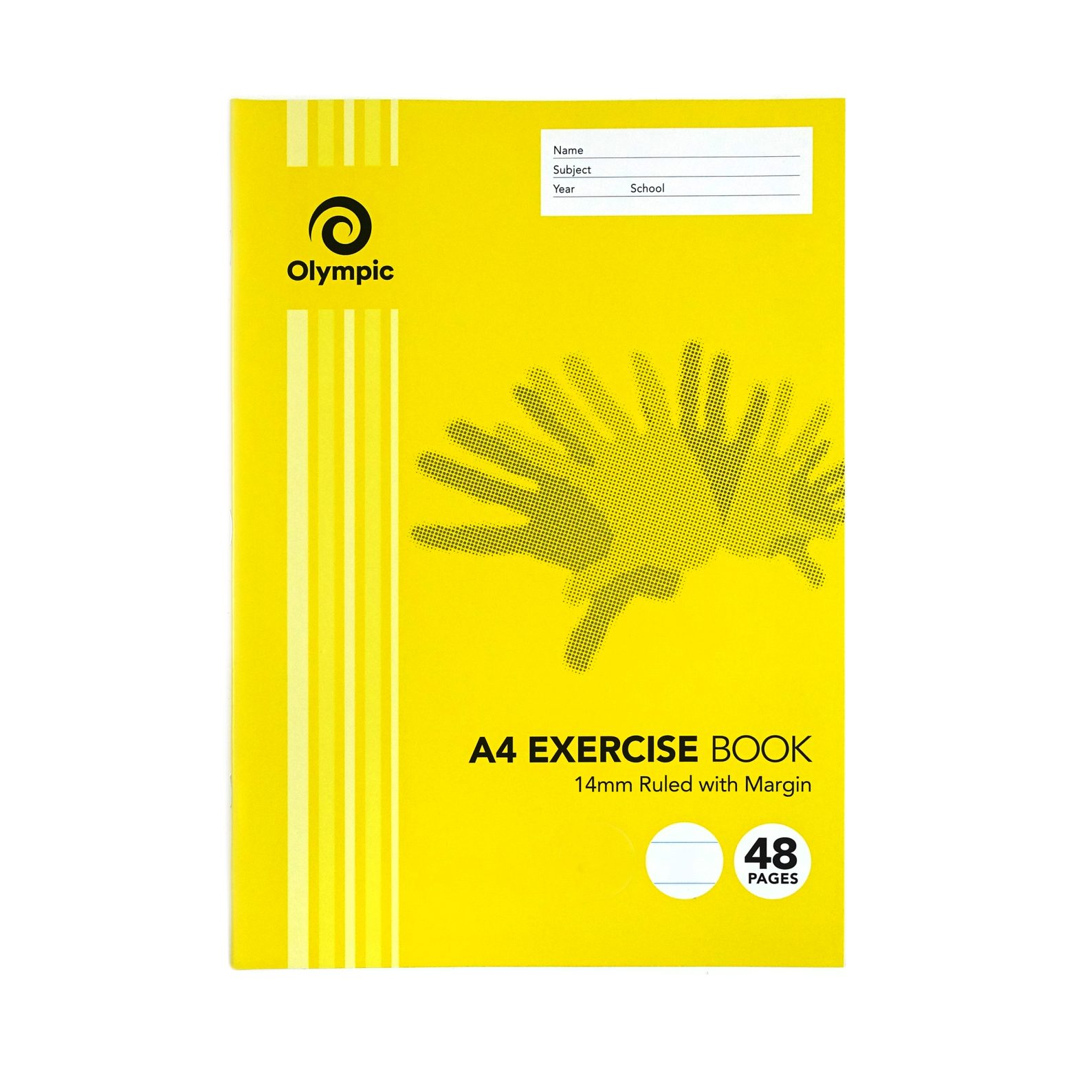 Olympic Exercise Book 14mm Ruled with Red Margin A4 48 pages - Hamelin ...