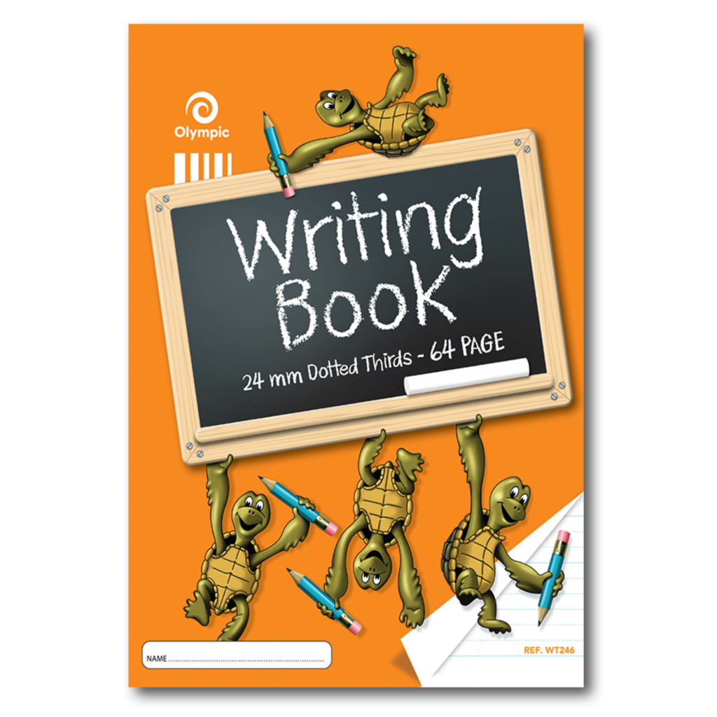 Olympic Writing Book Turtle 24mm Dotted Thirds 335x240mm 64 pages ...